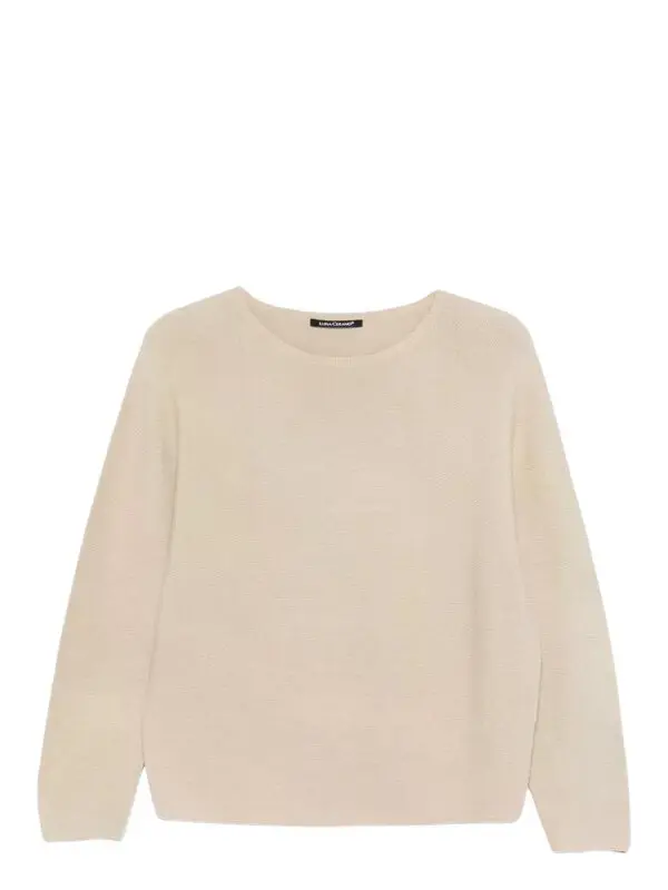 LUISA CERANO Crew-neck Sweater - Neutrals