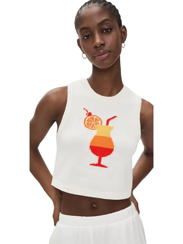 Show Me Your Mumu Milo Tank - Cocktail Graphic Knit