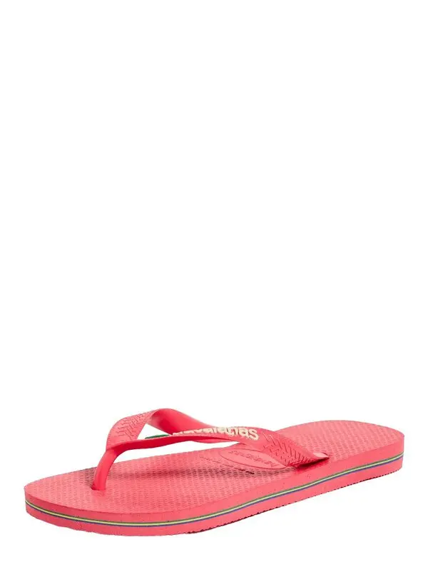 Havaianas Brazil Logo Sandals - Tropical Coral