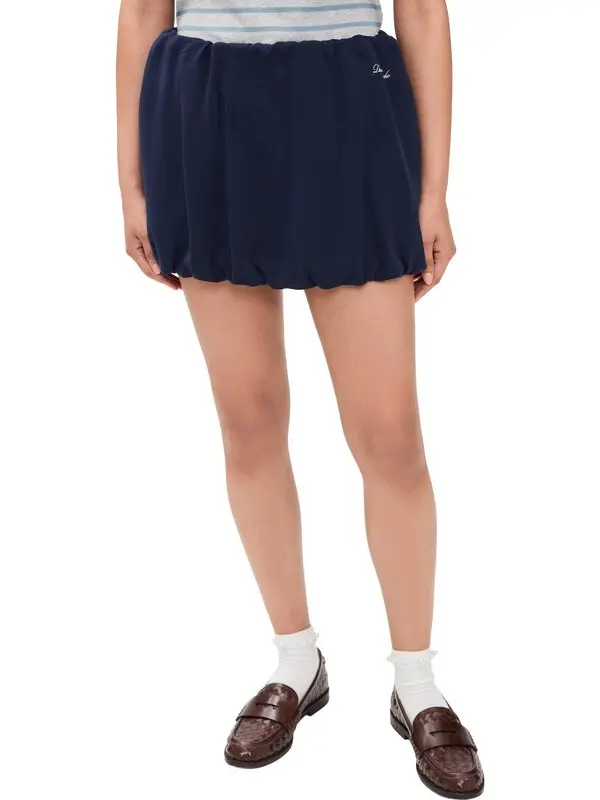 DUNST Mini Volume Skirt - Navy