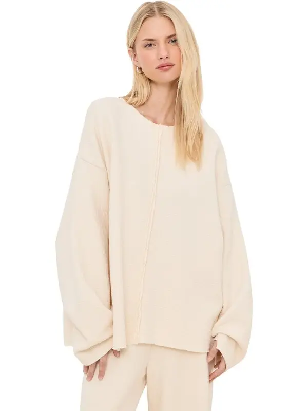 LE BOP Colony Pullover - Natural