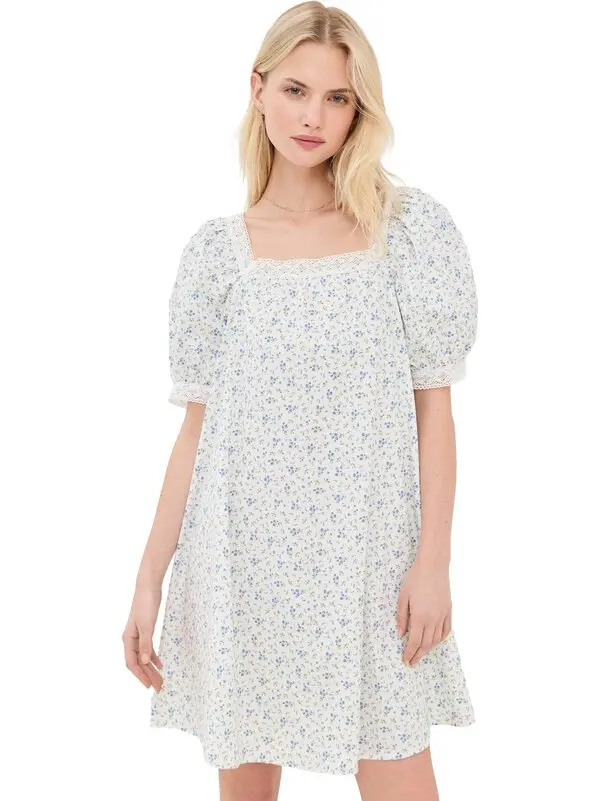 LE BOP X Mally K. Goldman" Canon Mini Dress - Ditsy Floral