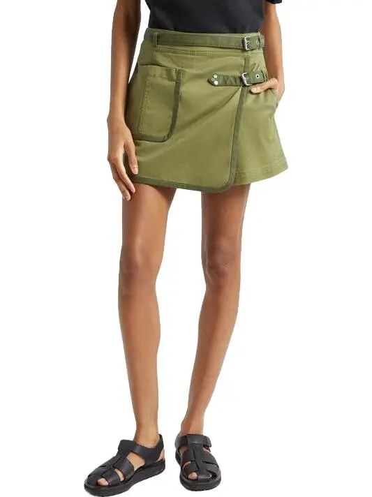 Derek Lam 10 Crosby Houston Skort - Army Green