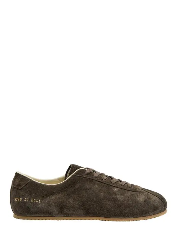 COMMON PROJECTS Driving Shoe Suede Sneakers - Khaki