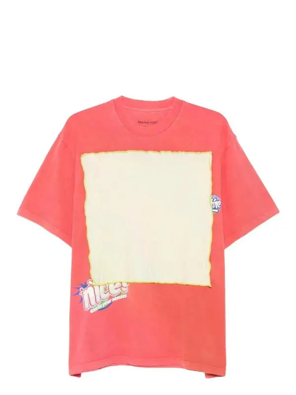 Martine Rose Window T-shirt - Red