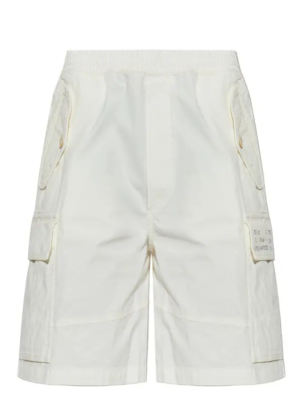 Dsquared2 Relaxed-fit Cargo Shorts - White