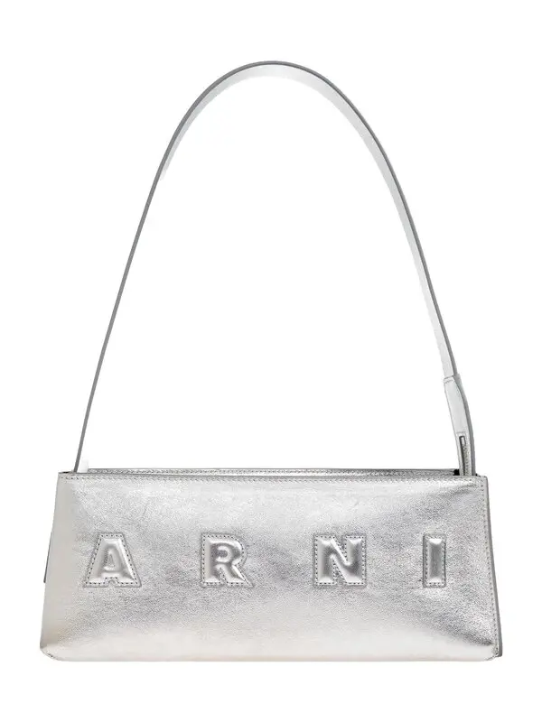 Marni Bag With Logo - Silver