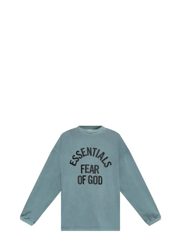 Fear Of God Printed Relaxed Fit Sweatshirt - Blue