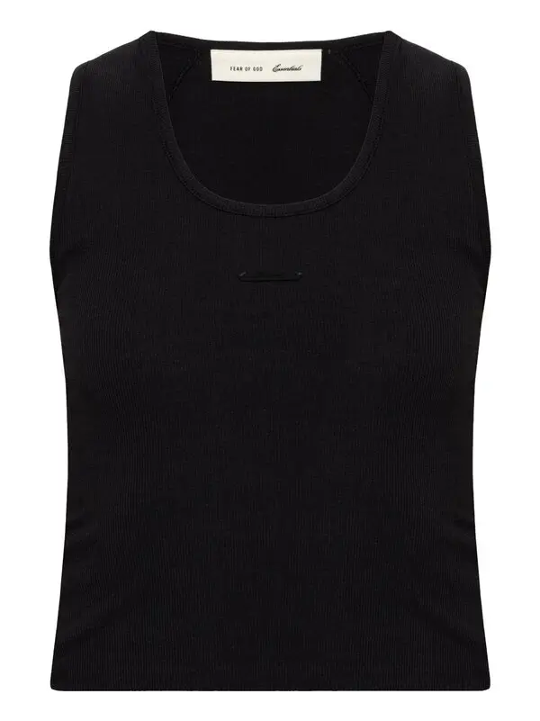 Fear Of God Sleeveless Ribbed Top - Black
