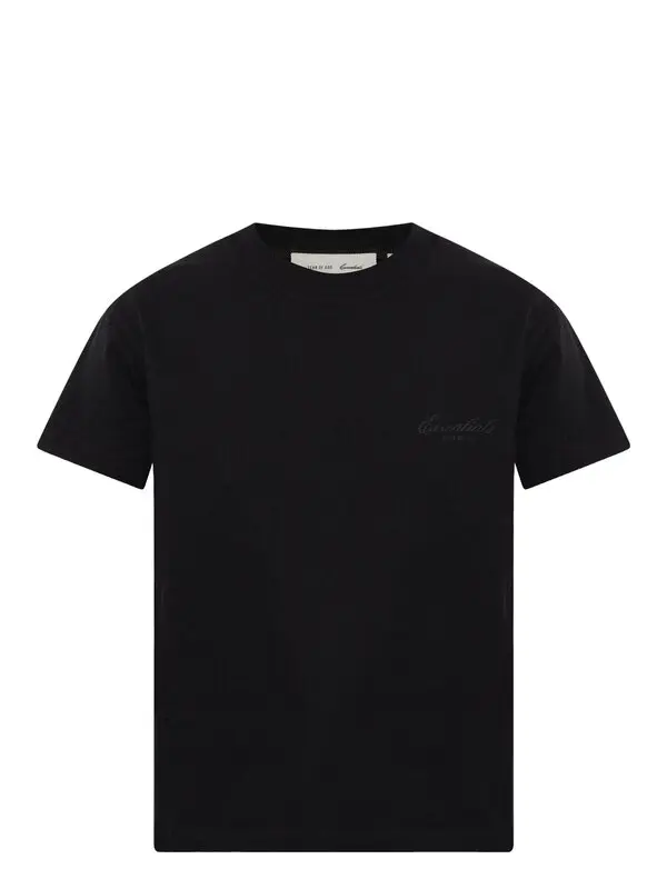 Fear Of God T-shirt With Embroidered Logo - Black