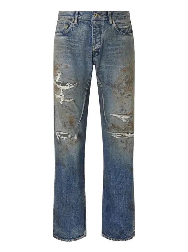 Rick Owens Kurdt Straight-leg Jeans - Blue