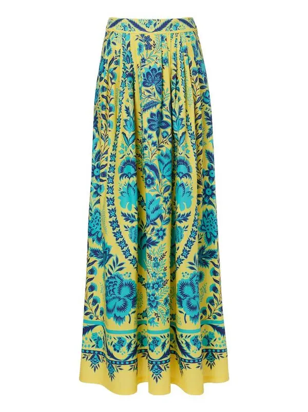 Etro Printed Cotton Maxi Skirt - Multicoloured