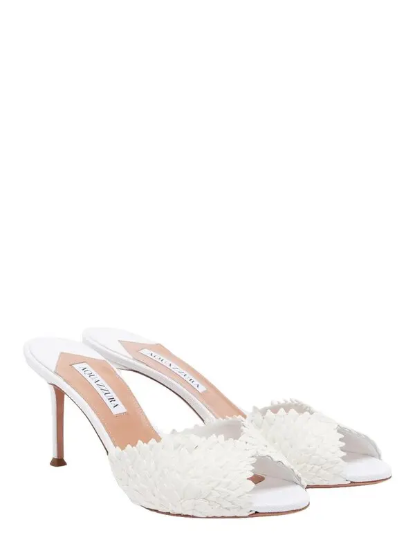AQUAZZURA Rio Flirt Mules - White