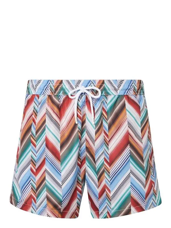 Missoni Zigzag Swim Trunks - Multicoloured