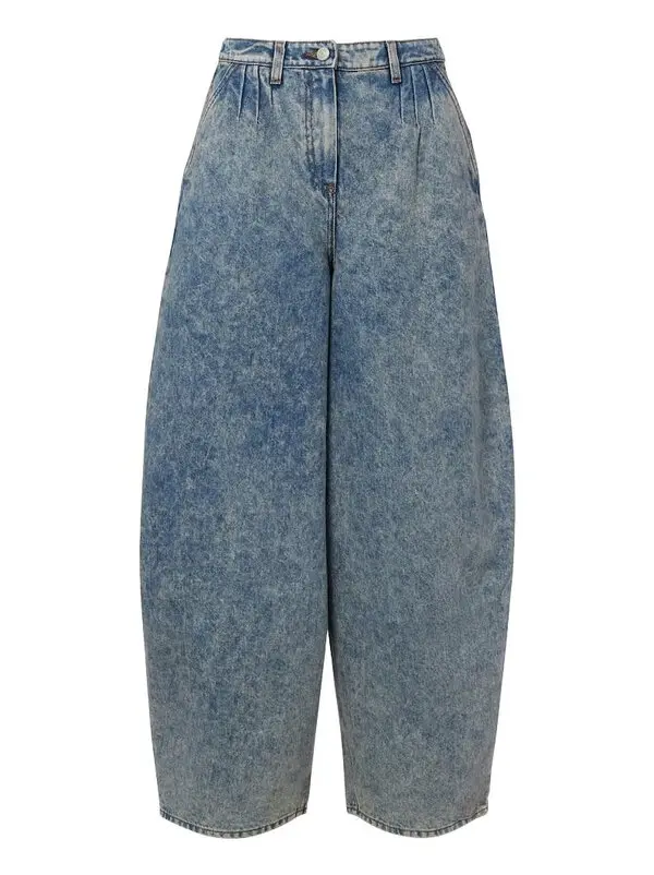 Magda Butrym Barrel-leg Jeans - Blue
