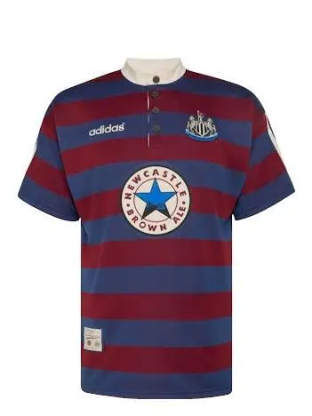 Adidas Newcastle United Fc 95/96 Away Jersey - Noble Indigo/team Collegiate Burgundy