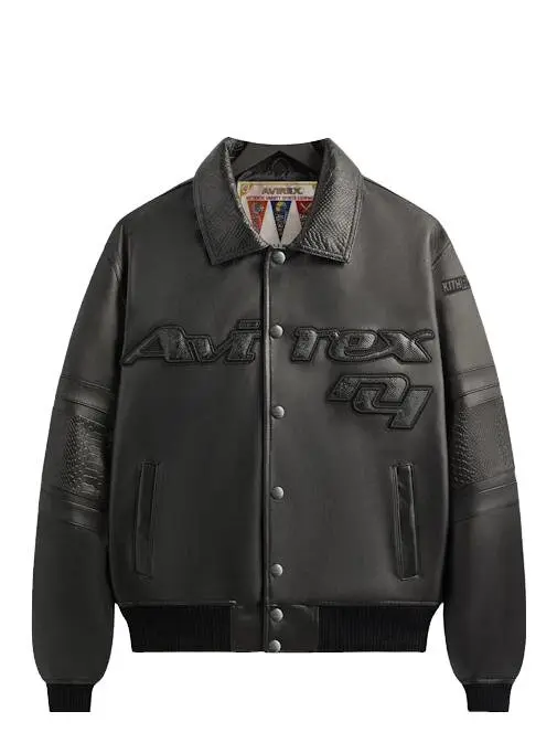 Kith Records X Avirex Legend Bomber Jacket - Black