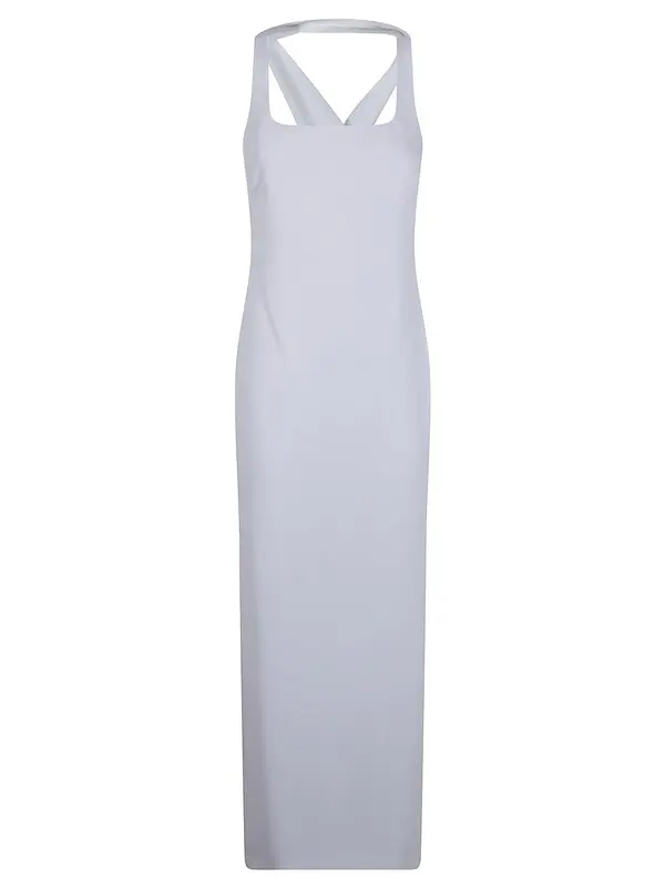 Ralph Lauren Woven Gown Dress - White