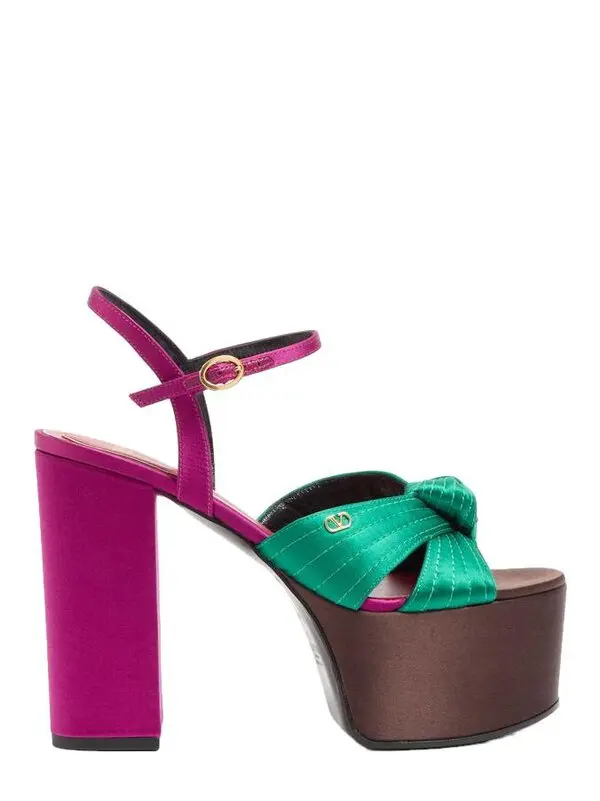 Valentino Garavani Sandal With Crasher Platform - Multicolour