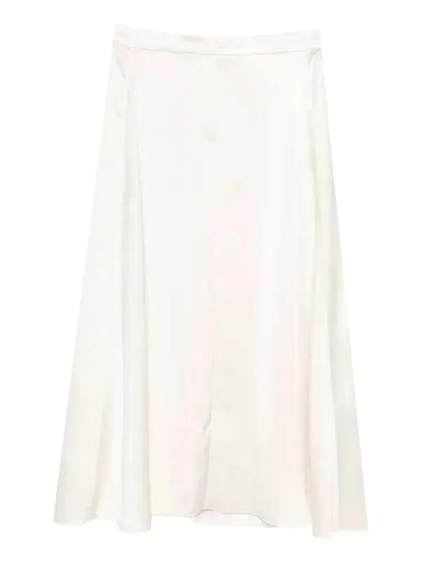 LUISA CERANO A-line Midi Skirt - Neutrals