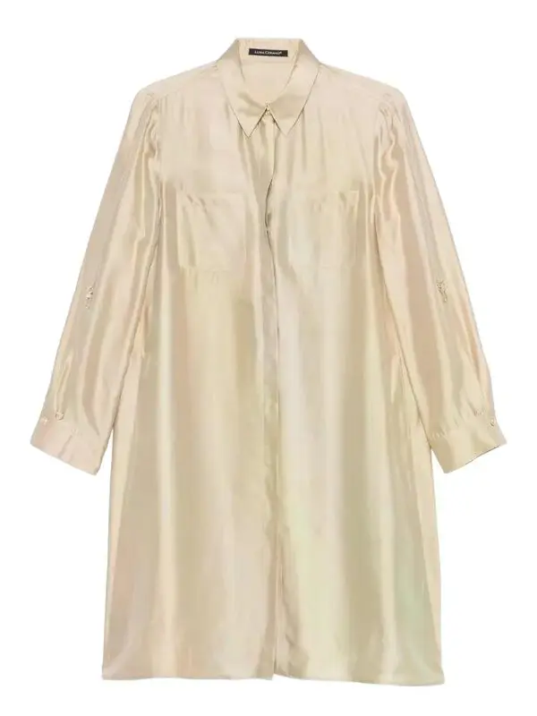 LUISA CERANO Shirt Dress - Neutrals