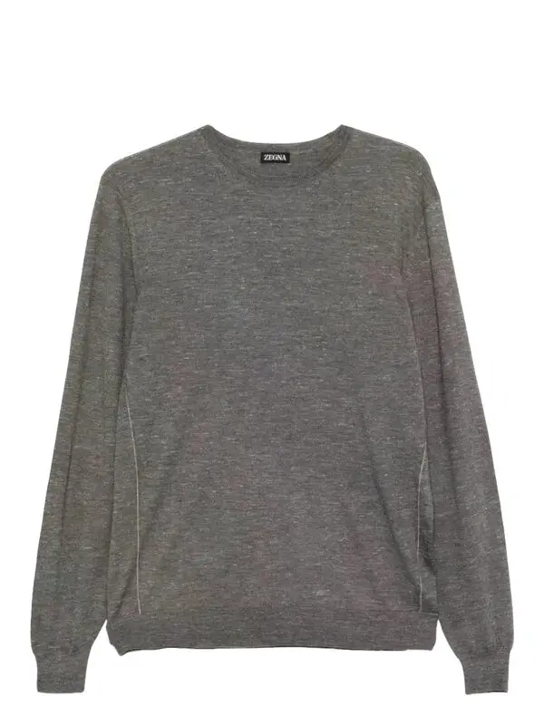 Zegna Fine-knit Top - Grey