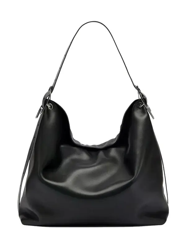 DIESEL® Leather Shoulder Bag - Black