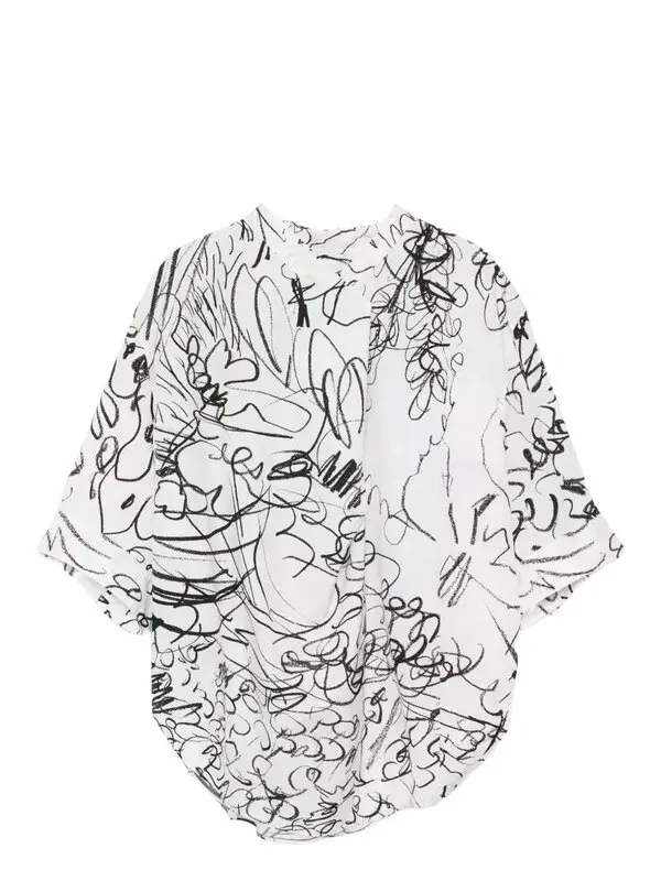 JNBY Botanical Blouse - White