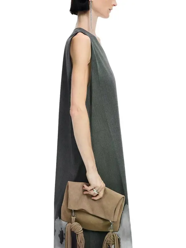 JNBY Pleated Maxi Dress - Grey
