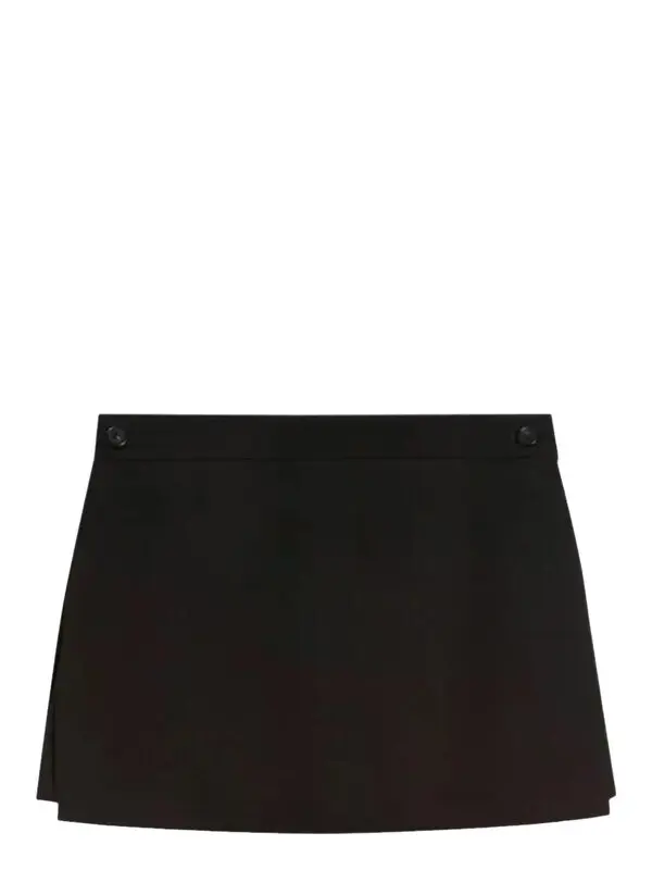 Sportmax Button Detailed Shorts - Black