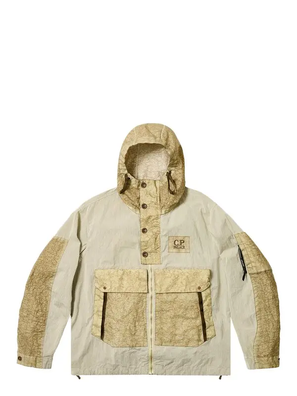 PALACE X C.p. Company Mixed Hooded Jacket - Grey