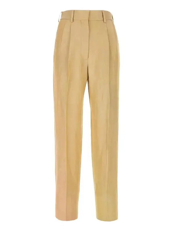 BLAZÉ MILANO Pleated Trousers - Neutrals