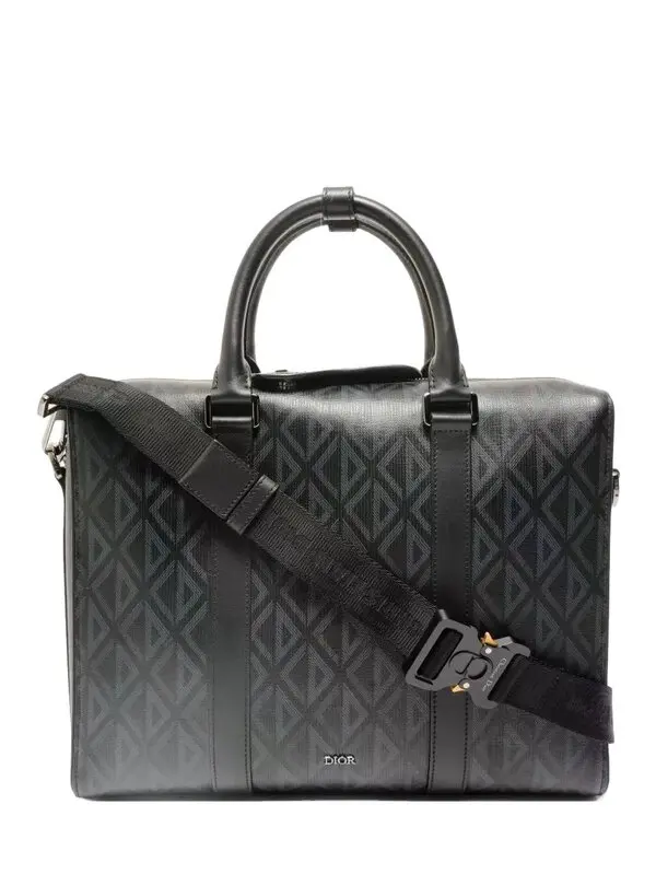 Dior 2022 Cd Diamond Shoulder Bag - Black