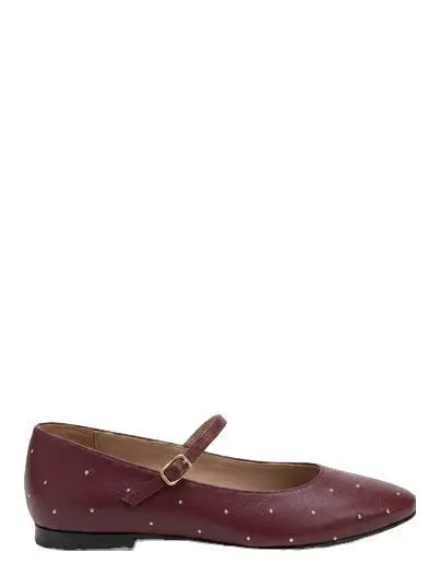 MENINA STEP Clara Mary Jane - Burgundy