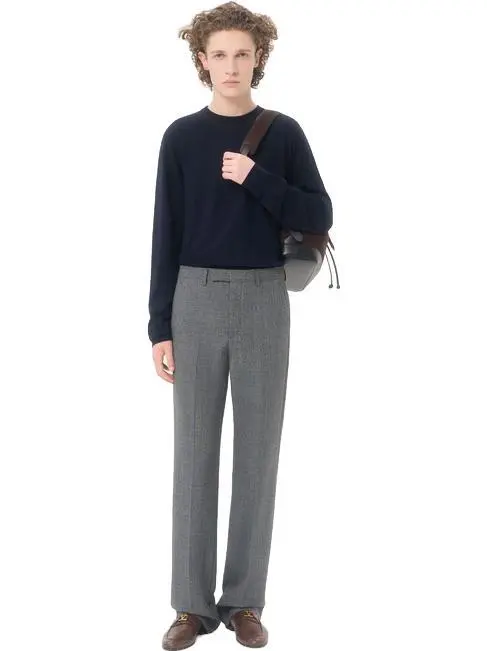 Valentino Garavani Wool Jumper With Vlogo Embroidery - Black