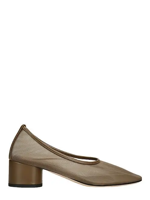 Dear Frances Balla Mesh Heeled Courts - Mid Brown