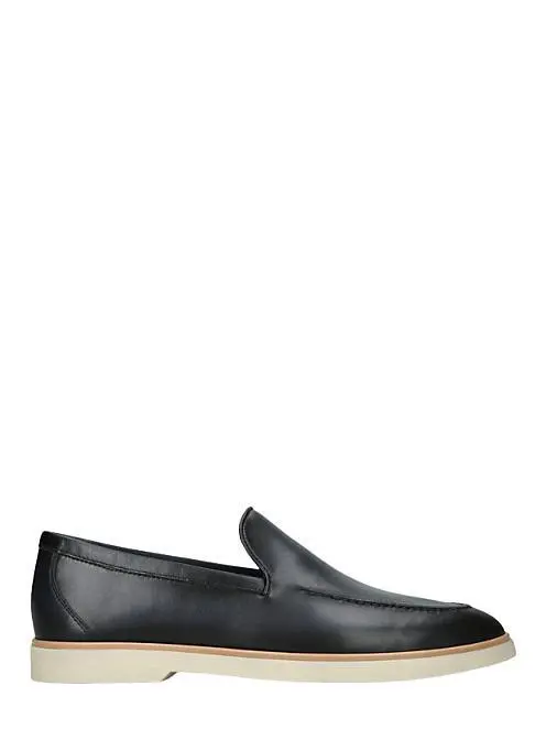 Magnanni Calpe Leather Loafers - Navy