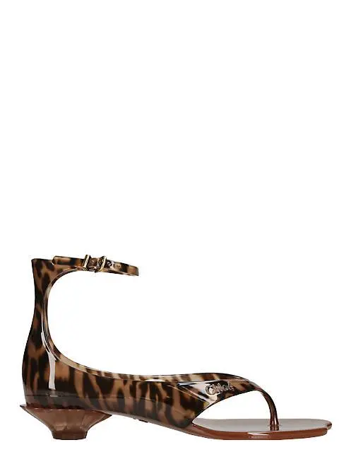 Chloé Jelly Sandals - Blk/brown