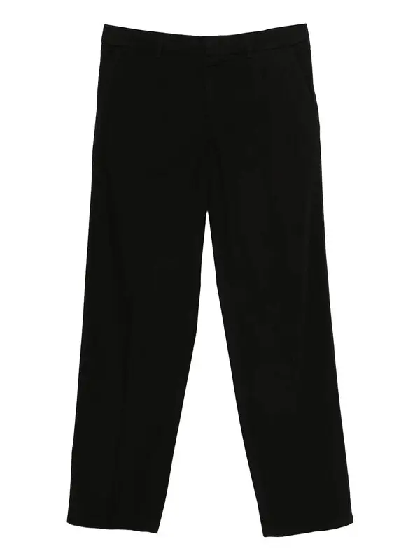 CELLAR DOOR Leone Cotton Trousers - Black