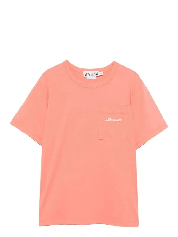 Bonpoint Elrador Pocket-detail T-shirt - Red