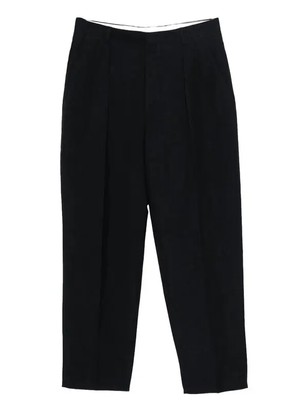 CELLAR DOOR Lucio Pleated Trousers - Blue