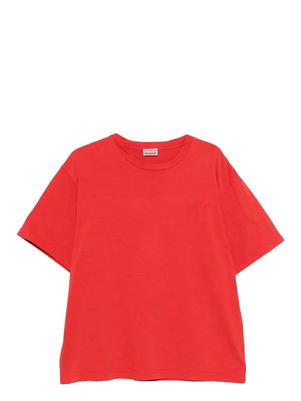 Kenzo Boke Heart Cotton T-shirt - Red