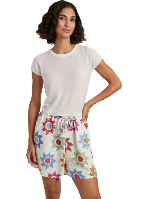 Chinti & Parker Air Pure Cashmere Tee - Cream
