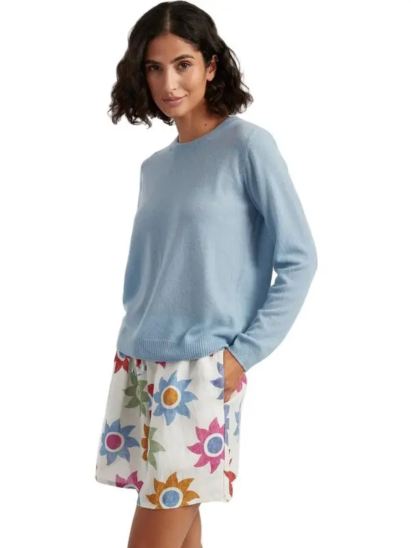 Chinti & Parker Air Cashmere Sweater - Sky Blue