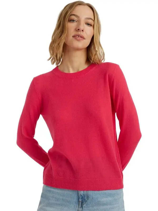 Chinti & Parker Air Cashmere Sweater - Water Melon Pink