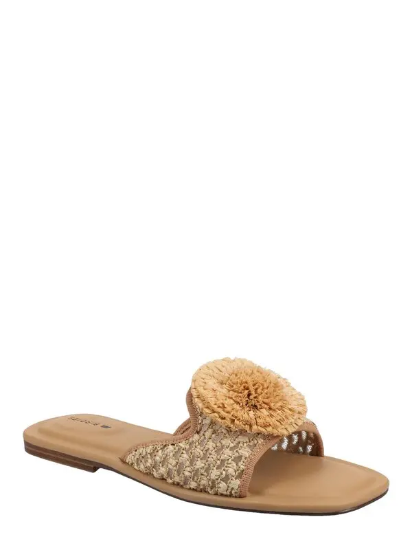 BIRDIES The Kiwi Pom Sandal - Tan Openweave