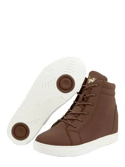 FUEGO Wedge Dance Sneakers - Mocha