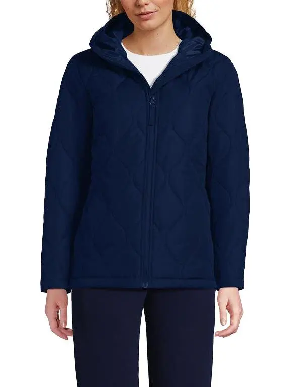 LANDS' END Featherfree Insulated Jacket - Deep Sea Navy
