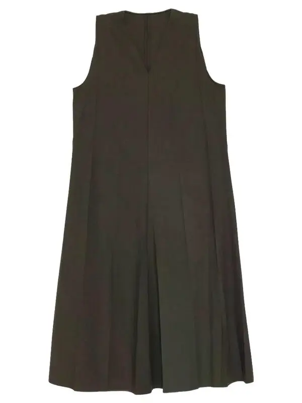 JNBY Pleated Midi Dress - Brown