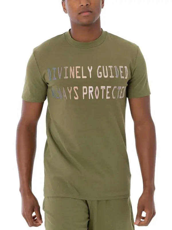 DAI MODA Divinely Guided T-shirt - Army